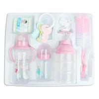 China Hot Selling High Quality PP Material Big Feeding Bottle Gift Set Children's Food Supplement Bottle Baby Bottle Set for sale