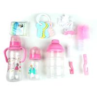China Hot Selling High Quality PP Material Big Feeding Bottle Gift Set Children's Food Supplement Bottle Baby Bottle Set for sale