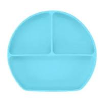 China Toddlers Silicone Feeding Set Suction Baby Bowl Plates Dinner Tableware for sale