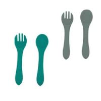 China Silicone Newborn Feeding Set Baby Tableware 5PCS Bib Plate Suction Bowls for sale