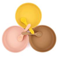 China Customized Newborn Feeding Set Bpa Free Silicon Suction Plate Food Grade for sale