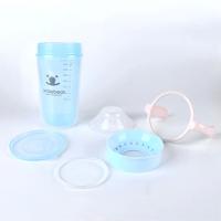 China Double Layer Infant Sippy Cup 360 Degree Sublimation Leakproof With Lid Handle for sale