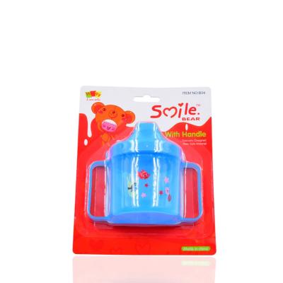 China Wholesale Baby Kids Cute Cup Children Learn Feeding Drinking Water Straw Handle Bottle Sippy Training Cup for sale