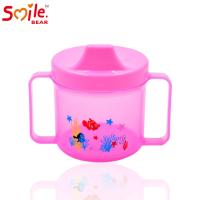 China Wholesale Baby Kids Cute Cup Children Learn Feeding Drinking Water Straw Handle Bottle Sippy Training Cup for sale
