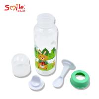 China 3 in 1 Baby Bottle Milk Bottle 250ml 9 oz PP Material Weaning Bottle With Spoon for sale