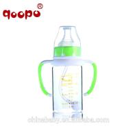 China Glass Training Baby Milk Bottle Food Grade High Hardness Milk Bottle Bpa Free Custom Milk Feeding Glass Baby Bottle for sale