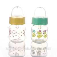 China Wholesale High Quality Eco-friendly Silicone Baby Feeding Bottle Custom Print Pattern Sublimation Baby Bottle for sale
