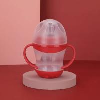 China New Duckbill Type Anti-drip Water Cup With Lid And Handle Heat Insulation, Scalding And Anti-falling Baby Drinking Cup for sale