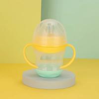 China New Duckbill Type Anti-drip Water Cup With Lid And Handle Heat Insulation, Scalding And Anti-falling Baby Drinking Cup for sale