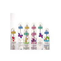 China portable silicone label milk baby bottle custom sublimation feeding baby bottle With Handle for sale