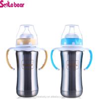 China Infant high quality  approved stainless steel baby bottle for sale