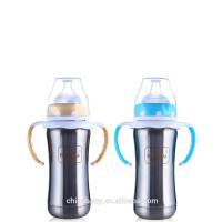 China Infant high quality  approved stainless steel baby bottle for sale
