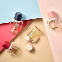 China Customized Drinking Straw Cup 300ml Baby Water Cup Drinking Bottle for sale