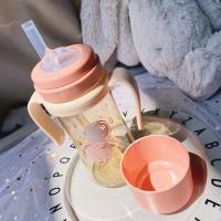 China Customized Drinking Straw Cup 300ml Baby Water Cup Drinking Bottle for sale