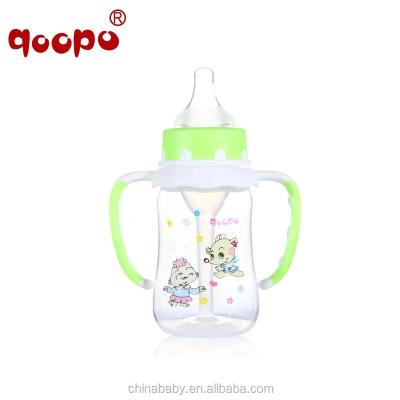 China BPA Free Anti-colic 150ml   Baby Feeding Bottle PP Material With Handle Customized  Baby Bottle for sale