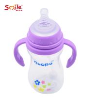 China BPA Free Silicone Feeding Bottle Anti Fall With Temperature Sensing for sale