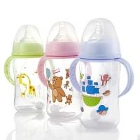 China Unbreakable Sipper Bottle For Milk Safety Bumper Protection BPA Free for sale