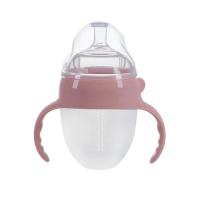 China BPA Free 100% Food Grade Manufacturers 16oz Smart Hands Free Baby Silicone Milk Feeding Baby Bottle for sale