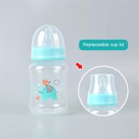 China 60ml Bpa Free Standard Neck Baby Nursing Bottle Animal Print Pattern Sublimation Small Baby Bottle for sale