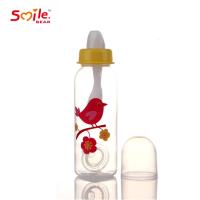 China 250ml Fashionable adult BPA free silicone baby feeding bottle with spoon for sale