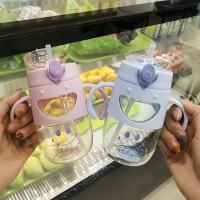 China Factory Wholesale High Quality Baby Feeding Milk Bottle Set With Silicone Coating Baby Drinking Water Bottle Straw Cups for sale