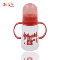 China Eco Friendly Baby Feeding Bottle Animal Pattern With Handles Skidproof for sale
