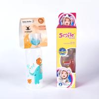 China Food Grade Milk Feeding Bottle PP Material 250ML Animal Cartoon Baby Bottle for sale