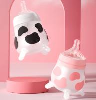 China Baby Silicone Feeding Bottle Imitating Breast Milk for Newborn Baby Anti-colic Anti-choking Cow Milk Baby Feeding Supplies for sale