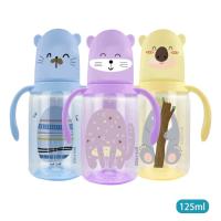 China New Baby Feeding Products BPA Free Lovely Cartoon 150ml/250ml Baby Training Feeding Bottle for sale