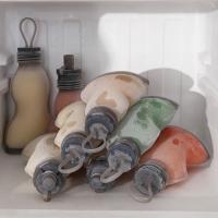 China Silicone Breastmilk Storage Bags Storing Bags Breast Milk Freezer Bag for Breastfeeding Mom Pouch Container Leakproof for sale