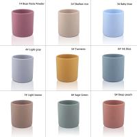 China Kids Silicone Training Baby Sippy Cups for Baby Drinking Snack Silicone Toddler Cup for sale