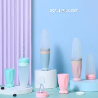 China Wholesale Portable Food Grade BPA Free Silicone Squeeze Rice Paste Milk Feeding Bottle for sale