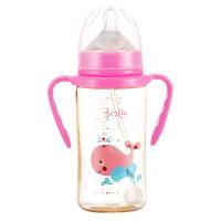 China New Baby Feeding Products BPA Free Lovely Cartoon 240ml/300ml Baby Sippy Cup Baby Training Bottle for sale