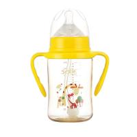 China New Baby Feeding Products BPA Free Lovely Cartoon 240ml/300ml Baby Sippy Cup Baby Training Bottle for sale