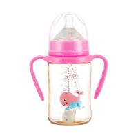 China New Baby Feeding Products BPA Free Lovely Cartoon 240ml/300ml Baby Sippy Cup Baby Training Bottle for sale