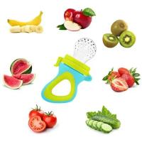 China Bpa Free Reusable Baby Fresh Fruit Feed Pacifier Teether Portable Soft Silicone Baby Food Fruit Feeder Pacifier Set for sale