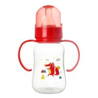 China New 250ML Baby Milk Bottles Plastic Milk Baby Bottle Branch Pigen Feeding Bottle for sale