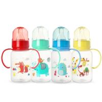 China New 250ML Baby Milk Bottles Plastic Milk Baby Bottle Branch Pigen Feeding Bottle for sale
