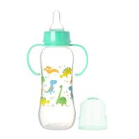 China Bpa Free Straw Bottle For Baby Pp Feeding Bottle With Handle Clear Baby Bottle for sale