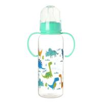 China Bpa Free Straw Bottle For Baby Pp Feeding Bottle With Handle Clear Baby Bottle for sale