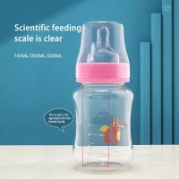 China Animal Pattern PP Feeding Bottle With Silicone Nipple Unbreakable for sale