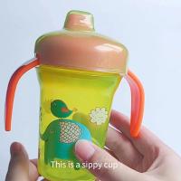 China New Product Food Grade PP Baby Cup For Drinking Water No Spill Food Baby Sippy Cup for sale