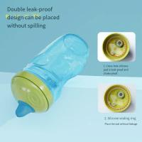 China PP Large Capacity Leak-proof Baby Cartoon Duck-bill Water Cup Children's Fall-proof Large Caliber Drinking Cup for sale