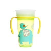 China Custom 360-degree Leak-proof Training Cup Infants Baby Drinking Water Cup 300ml Bpa Free Learning Drinking Cup for sale