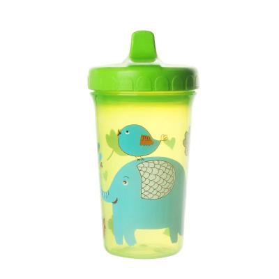 China Drop Proof Baby Feeding Training Cup 300mL PP Baby Sippy Cup Bottle for sale