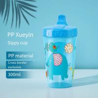 China Wholesale No Spill Custom PP Baby Feeding Sippy Training Water Cup With Lid For Baby Toddler Cup for sale