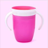 China 360 Trainer Cup Green Learn To Drink Children Silicone Cups Magic Leakproof Baby Learning 360 Training Cup for sale