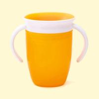 China 360 Trainer Cup Green Learn To Drink Children Silicone Cups Magic Leakproof Baby Learning 360 Training Cup for sale
