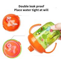 China Baby PP Straw Drink Cup Feeding Children Food Grade Cup With Lid Kid Baby Sippy Cup for sale