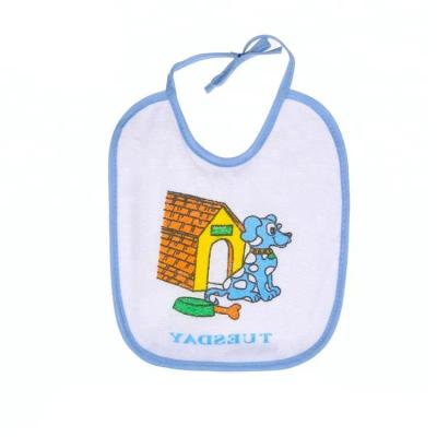 China Supplies Lovely Dogs Printing Anti-bacterial Baby Bibs for sale